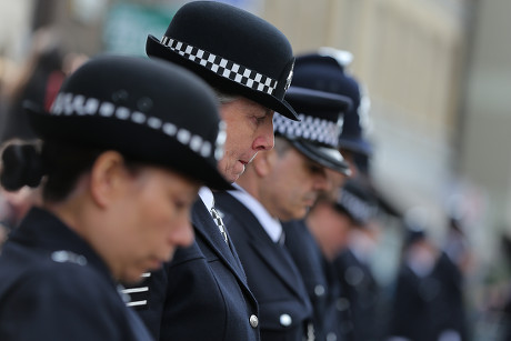 Police Officers Line Along Route Editorial Stock Photo - Stock Image ...