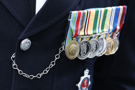Medals On Chest Officers Uniform Police Editorial Stock Photo - Stock ...