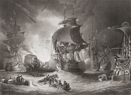 Battle Nile Aboukir Bay Egypt During Editorial Stock Photo - Stock ...