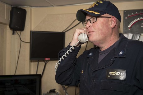 Russell Caldwell Commanding Officer Uss Ross Editorial Stock Photo ...