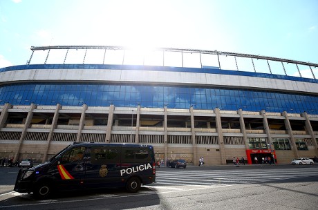 Police Vans Outside Stadium Before Kick Editorial Stock Photo - Stock ...