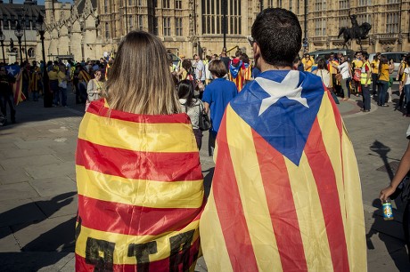 Anc Cadena Humana Per La Independencia Editorial Stock Photo - Stock ...