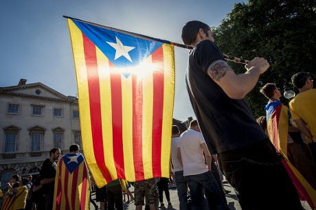 Anc Cadena Humana Per La Independencia Editorial Stock Photo - Stock ...