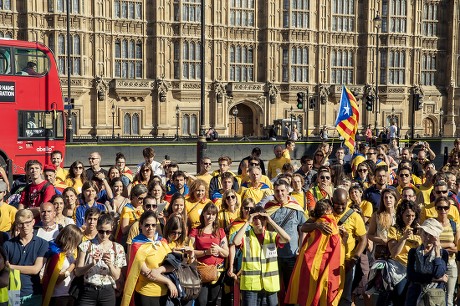Anc Cadena Humana Per La Independencia Editorial Stock Photo - Stock ...