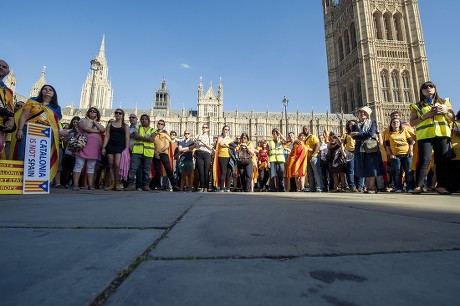 Anc Cadena Humana Per La Independencia Editorial Stock Photo - Stock ...