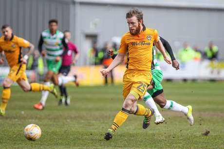 David Pipe Newport County Celebrates After Editorial Stock Photo ...