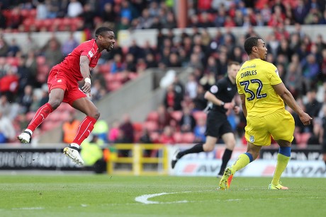 Swindon Town Striker Jonathan Obika 9 Editorial Stock Photo - Stock ...