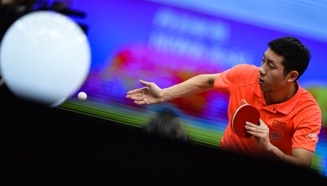 Xu Xin China Returns Shot During Editorial Stock Photo - Stock Image ...