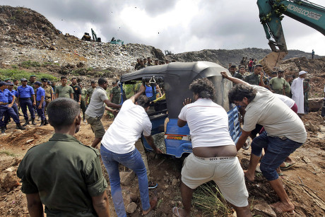 Volunteer Rescue Workers Removing Partly Buried Editorial Stock Photo ...