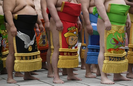 Sumo Wrestlers Attend Ritual Ceremony Yasukuni Editorial Stock Photo ...