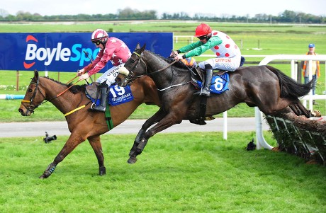 Fairyhouse Coldstonesober Aine Oconnor Jump Last Editorial Stock Photo ...