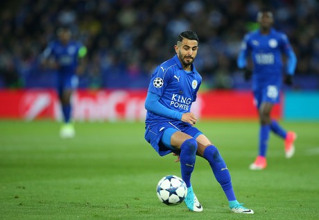 Riyad Mahrez Leicester City During Uefa Editorial Stock Photo - Stock ...