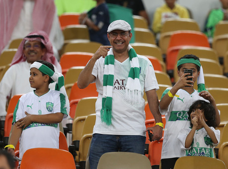 Alahli Fans Cheer Their Team During Editorial Stock Photo - Stock Image ...