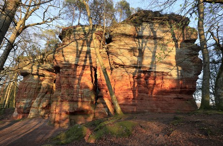 Natural Monument Altschlossfelsen in Eppenbrunn, Germany - 20 Apr 2017 ...