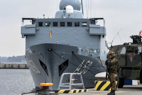 German Soldiers Guard Outside Reconnaissance Vessel Editorial Stock ...