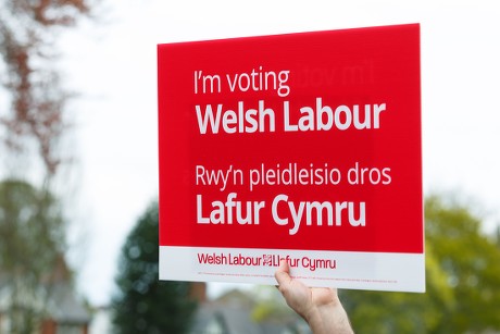 Welsh Labour Placard Editorial Stock Photo - Stock Image | Shutterstock