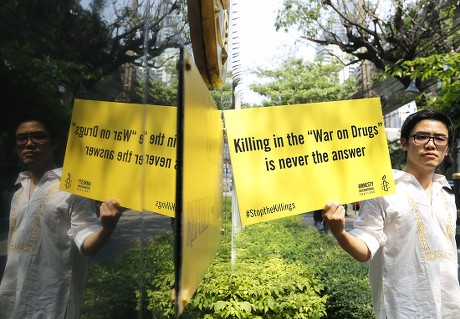 Amnesty International Activists Wearing Philippines National Editorial ...