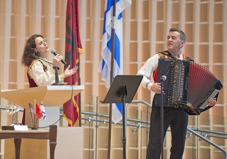Ceremony Albanian Folk Musicians Raif Hyseni Editorial Stock Photo ...