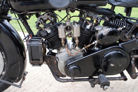 Brough Superior Motorbike Engine Editorial Stock Photo - Stock Image ...