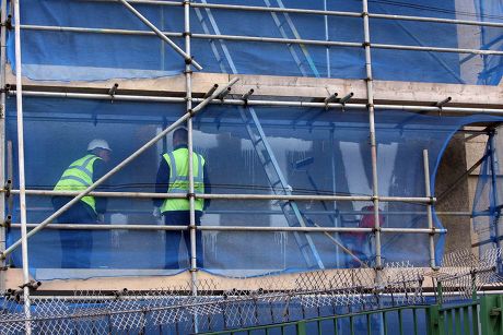 Banksy One Nation Under Cctv Graffiti Editorial Stock Photo - Stock ...