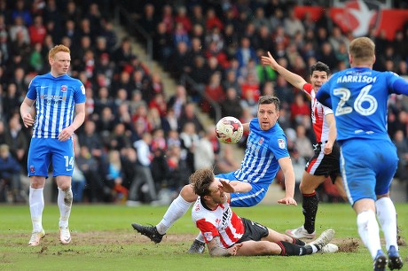 Harry Pell Cheltenham Town Fouled By Editorial Stock Photo - Stock ...