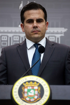 Governor Puerto Rico Ricardo Rossello Nevares Editorial Stock Photo ...