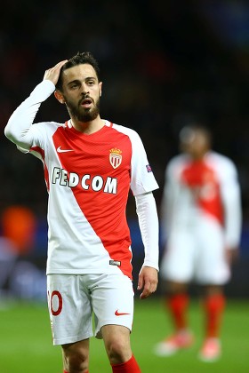 Bernardo Silva Monaco During Uefa Champions Editorial Stock Photo ...