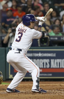Houston Astros Left Fielder Norichika Aoki Editorial Stock Photo ...