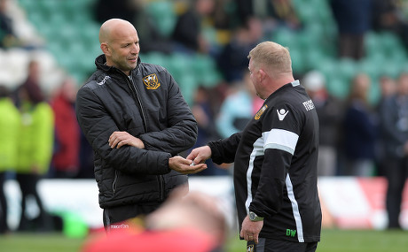 Northamptons Head Coach Jim Mallinder Left Editorial Stock Photo ...