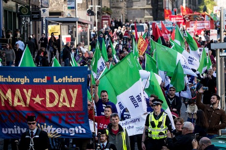 __COUNT__ May Day March, Edinburgh, Scotland, UK - 06 May 2017 Stock ...