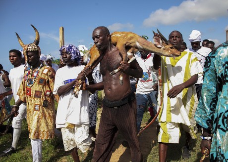 __COUNT__ Deer hunting festival in Ghana, Accra - 06 May 2017 Stock ...