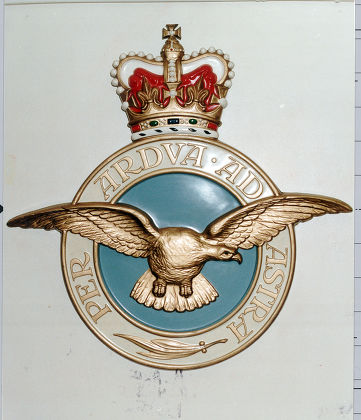 Crest Badge Royal Air Force Editorial Stock Photo - Stock Image ...