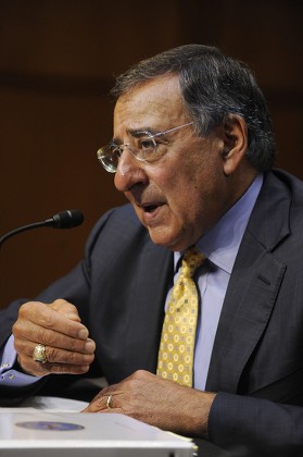 Us Defense Secretary Leon Panetta Testifies Editorial Stock Photo ...