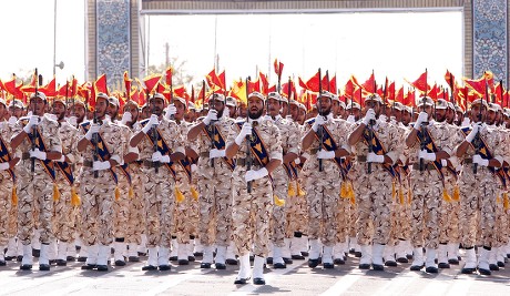 Iranian Army Soldiers During Military Parade Editorial Stock Photo ...