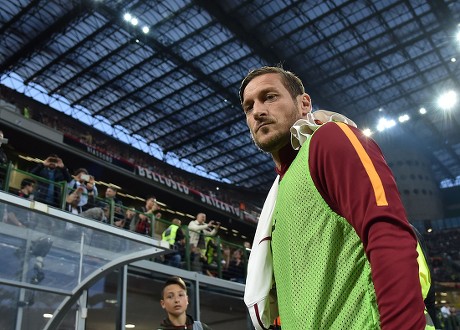 Francesco Totti Roma Looks On Editorial Stock Photo - Stock Image ...