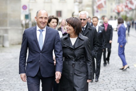 Adrian Hasler Doris Leuthard Editorial Stock Photo - Stock Image ...
