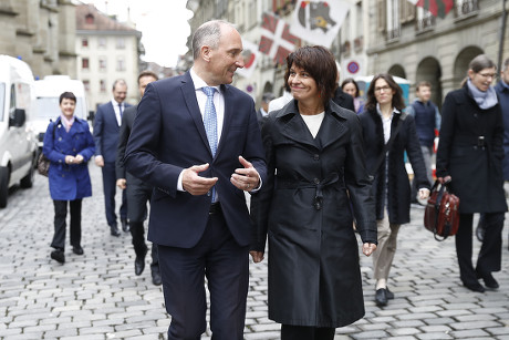 Adrian Hasler Doris Leuthard Editorial Stock Photo - Stock Image ...