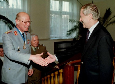Warsaw Poland General Inspector Bundeswehr General Editorial Stock ...