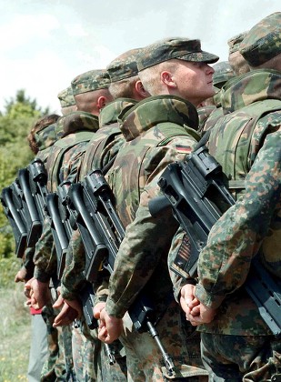Tetovo Macedonia German Soldiers Stand Line Editorial Stock Photo ...