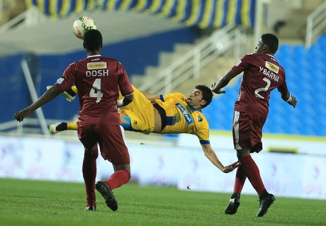 Altaawoun Player Ismail Maghrbi C Action Editorial Stock Photo - Stock ...