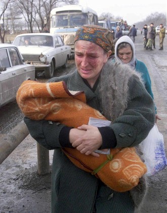 Ingushetia Russian Federation Chechen Refugee Woman Editorial Stock ...