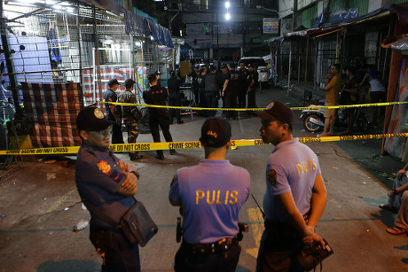 Police Officers Secure Area Where Twin Editorial Stock Photo - Stock ...
