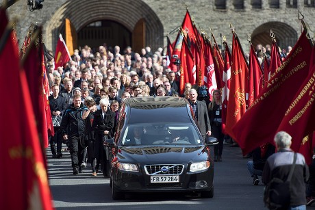 Family Friends Attend Funeral Former Danish Editorial Stock Photo ...