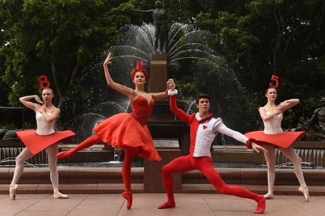 Dancers Australian Ballet Perform During Media Editorial Stock Photo ...