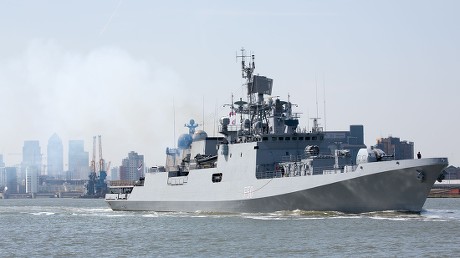 Indian Navys Stealth Frigate Ins Tarkash Editorial Stock Photo - Stock ...