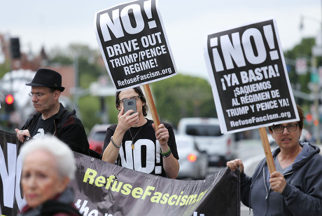 Antifascist Protesters Demonstrate Against Firing Fbi Editorial Stock ...
