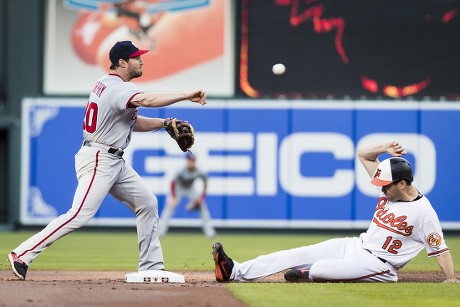 MLB Nationals vs Orioles, Baltimore, USA - 09 May 2017 Stock Pictures ...