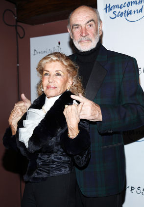Sir Sean Connery Wife Micheline Roquebrune Editorial Stock Photo ...