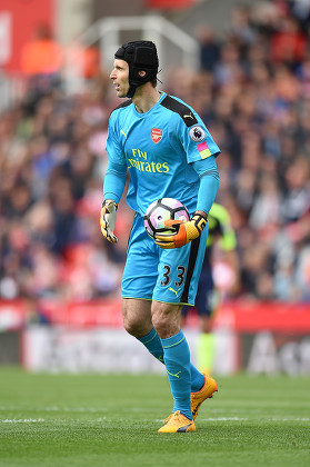 Goalkeeper Petr Cech Arsenal During Premier Editorial Stock Photo ...