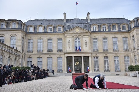Emmanuel Macron Inauguration, Paris, France - 14 May 2017 Stock ...